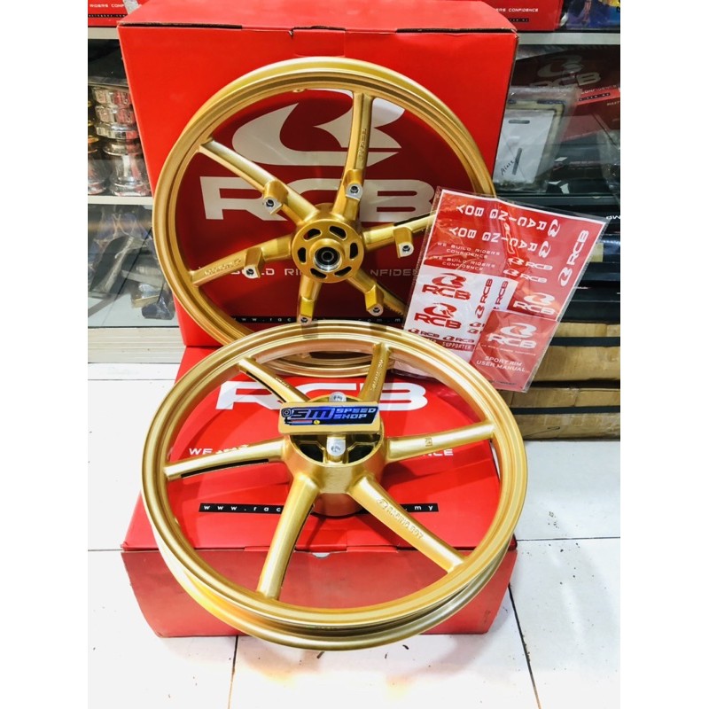 Jual Velg Racing RCB SP522 Honda Sonic 150 Supra GTR Warna gold Velg ...