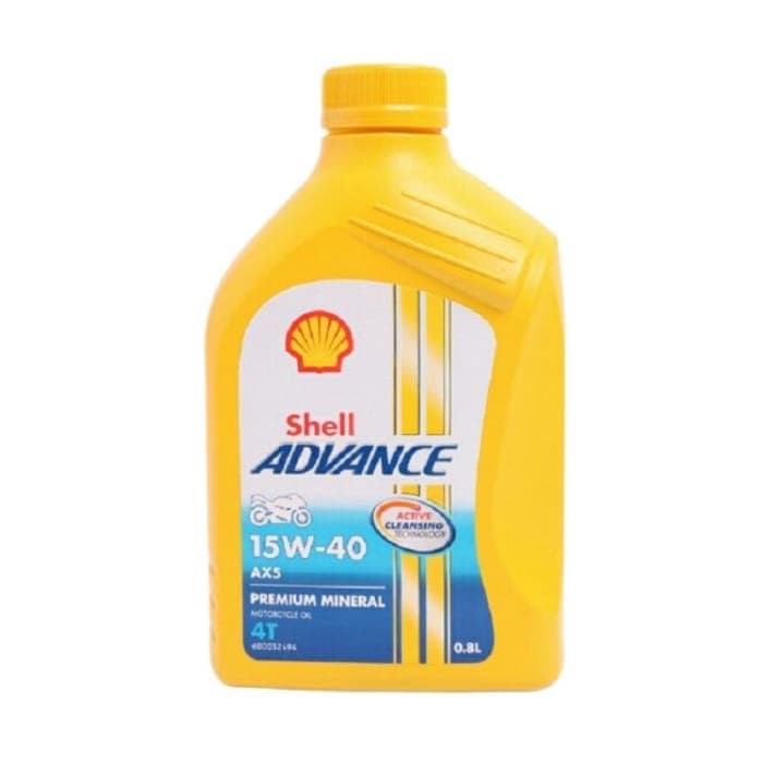 Jual Shell Advance 15W-40 AX 5 4T 800ML | Shopee Indonesia