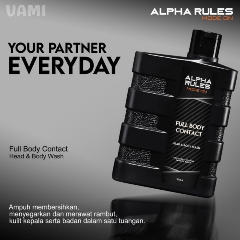 Jual ALPHA RULES Full Body Contact 2in1 ( Sabun Mandi dan Shampoo ...