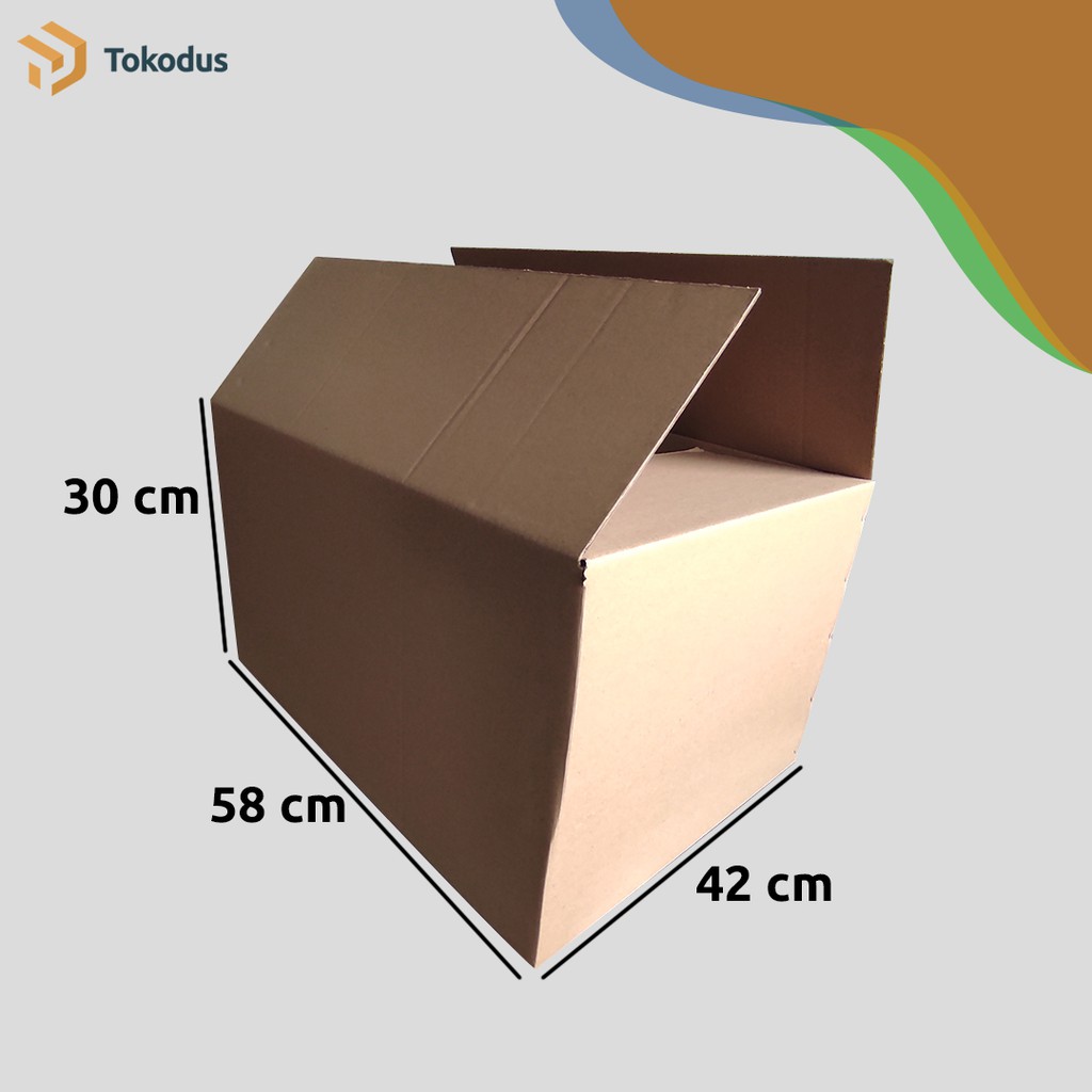 Jual Kardus Karton Box 58x42x30 cm Dus Packing Besar Pindahan Tebal ...