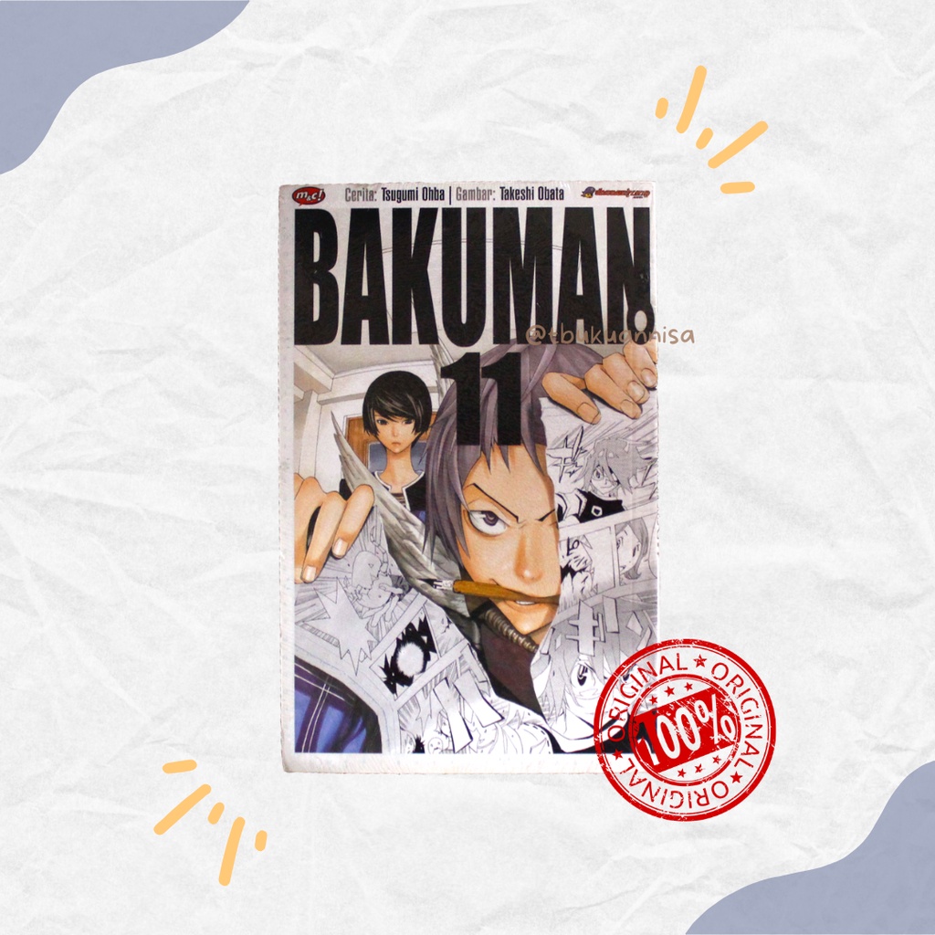 Jual Komik Bakuman Vol.2, 3, 4, 5, 7, 9, 10, 11, 14 (Tsugumi Ohba & Takeshi Obata) | Shopee ...