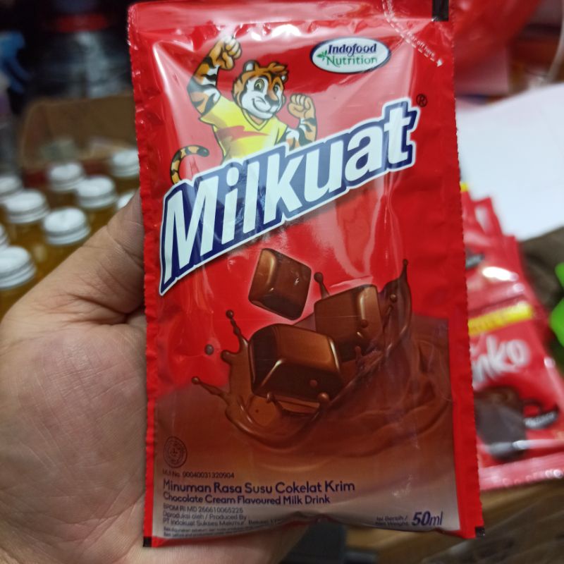Jual Milkuat Minuman Rasa Susu Cokelat Krim 50 Ml | Shopee Indonesia