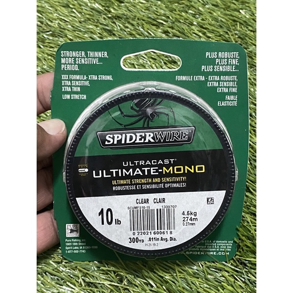 Jual SPIDERWIRE ULTRACAST ULTIMATE MONO SENAR MONOFILAMENT 300-330YARD ...