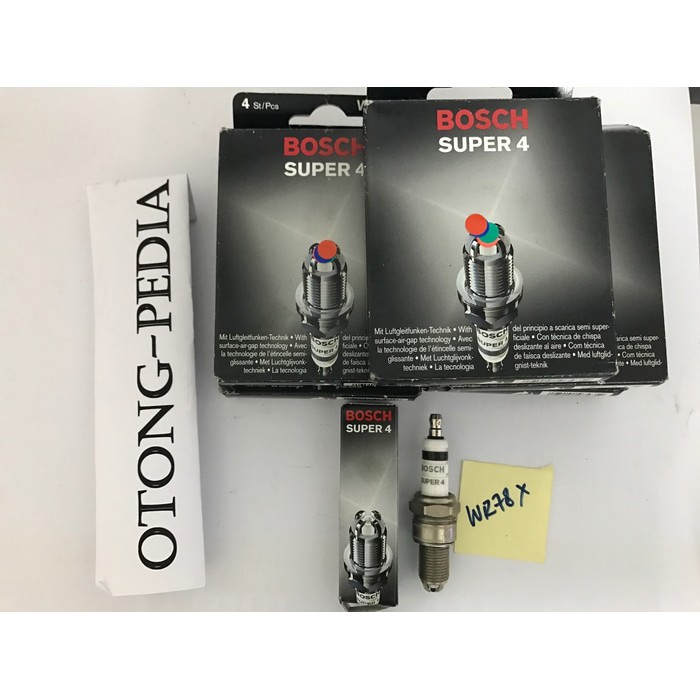 Jual BUSI Bosch KIJANG KAPSUL SUPER 4 / WR78X / 0 242 232 505 | Shopee Indonesia