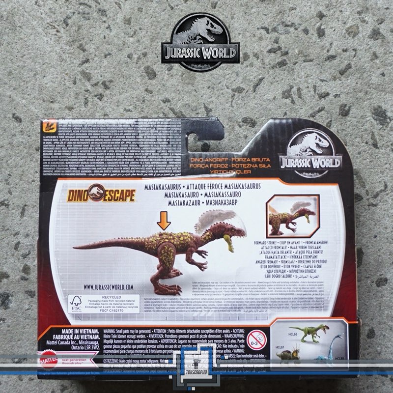 Jual Jurassic World Camp Cretaceous Fierce Force Masiakasaurus Figure ...