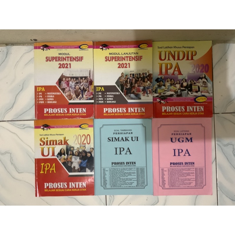 Jual Buku Modul Prosus INTEN Saintek 2021 UTBK, UM Undip, Simak UI, Utul UGM PRELOVED | Shopee ...