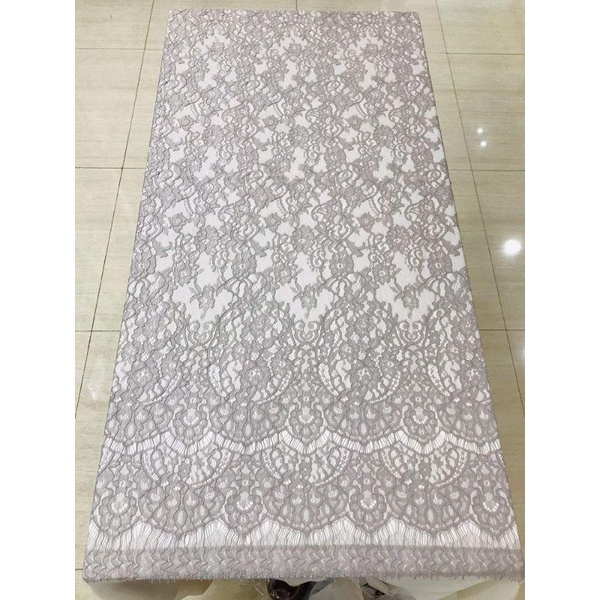 Jual Brokat Panel Heavy Cotton/Brokat Katun 8246 (Flower Pattern ...