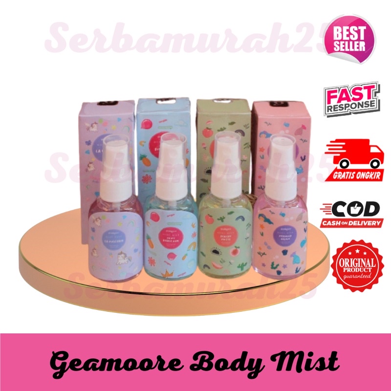 Jual BODY MIST GEAMOORE BPOM 30 ml | GEAMOORE BODY MIST 30ml | Shopee ...