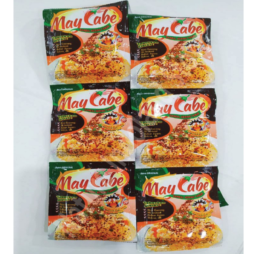 Jual MAY CABE Sambal Tabur 7 gr : Lvl 20 ( 1 Renceng Isi 12 pcs ...