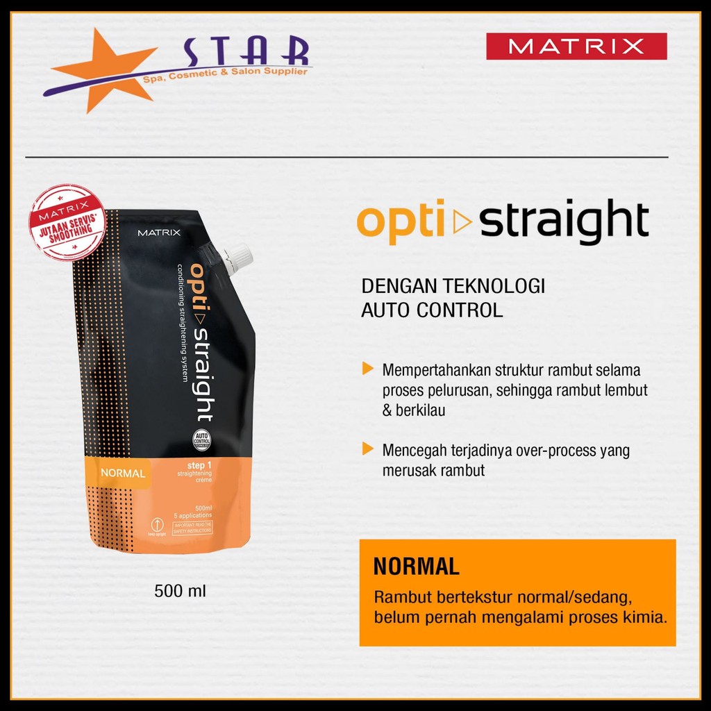 Jual Matrix Opti Straight Step 1 500 ml (Tanpa Netral)/Optistraight ...