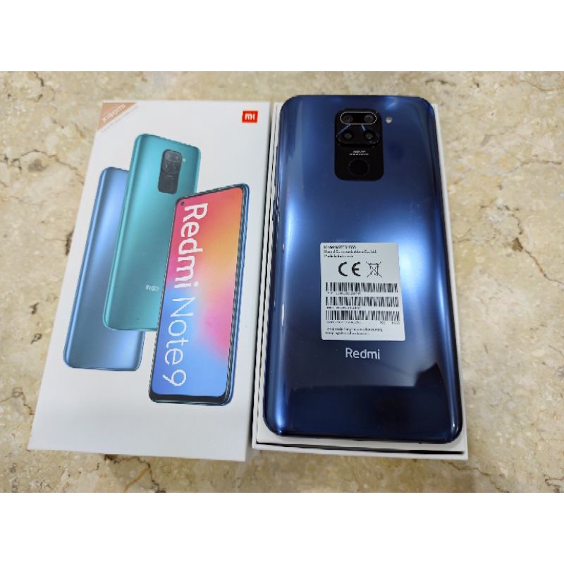 Jual Xiaomi Redmi note 9 4/64Gb second like new (Grade A) fullset acc ...
