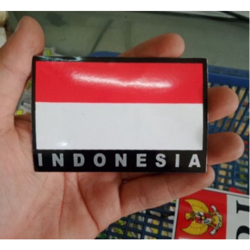 Jual sticker bendera indonesia/stiker bendera merah putih | Shopee ...