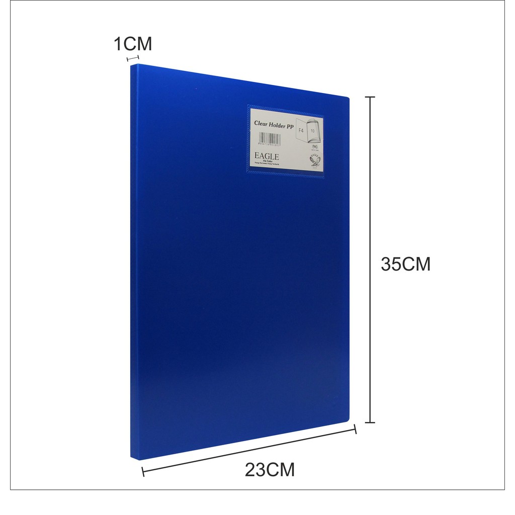 Jual Dokumen Keeper EAGLE Filles 10 Pocket F4 Clear Holder Document ...