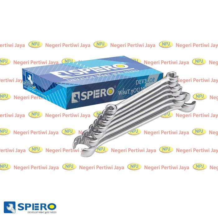 Jual Spero Flare Nut Wrench Set 6 Pcs - Kunci Nepel | Shopee Indonesia