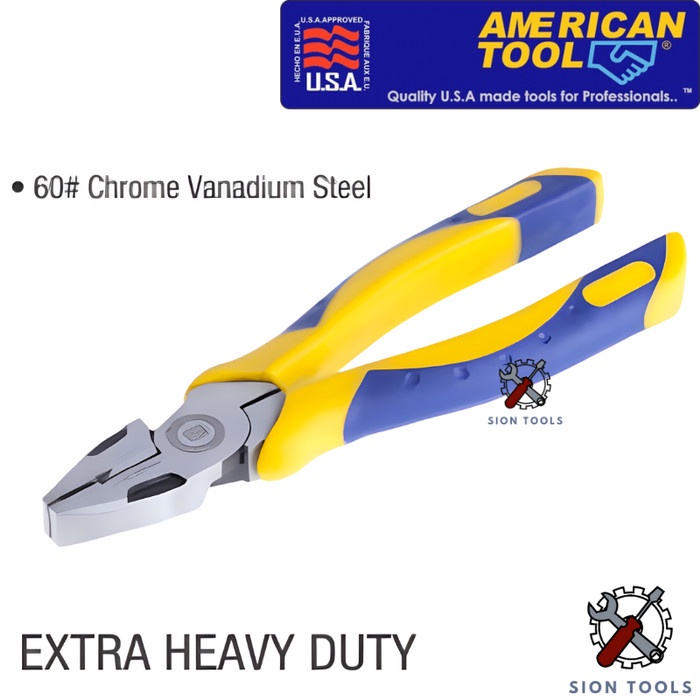 Jual AMERICAN TOOL TANG KOMBINASI EXTRA HEAVY DUTY 8 INCH | Shopee ...