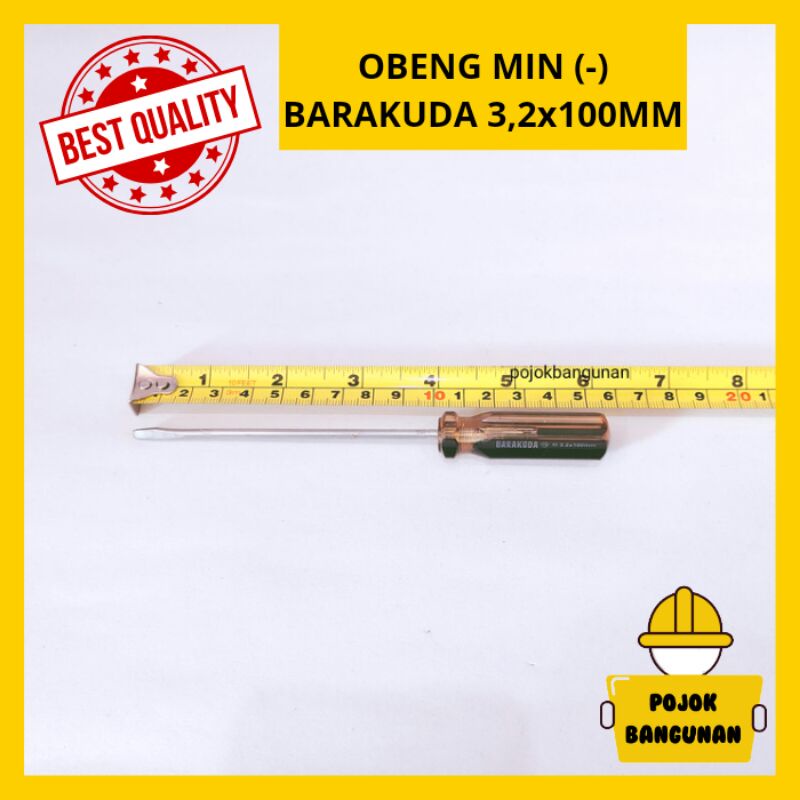 Jual Obeng Kecil Obeng Plus Obeng Min Barakuda 3,2mmx100mm | Shopee ...
