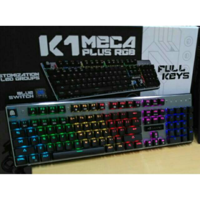 Jual Keyboard Gaming K1 Meca RGB Plus digital alliance | Shopee Indonesia