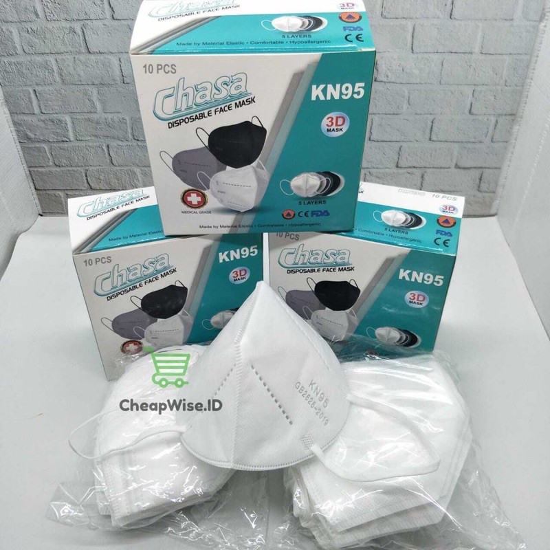 Jual Masker KN95 5ply Chasa Kemenkes | Shopee Indonesia