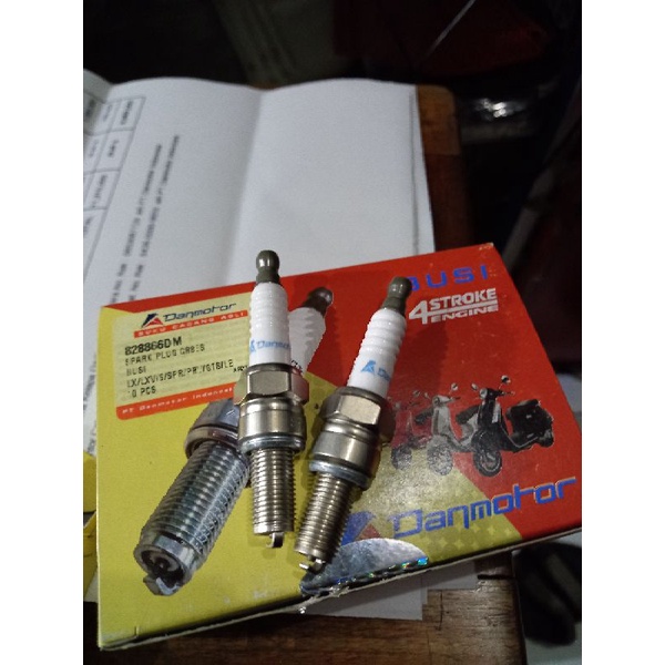 Jual BUSI VESPA MATIC LX S SPRINT SPRIMAVERA GTS LE DANMOTOR | Shopee ...