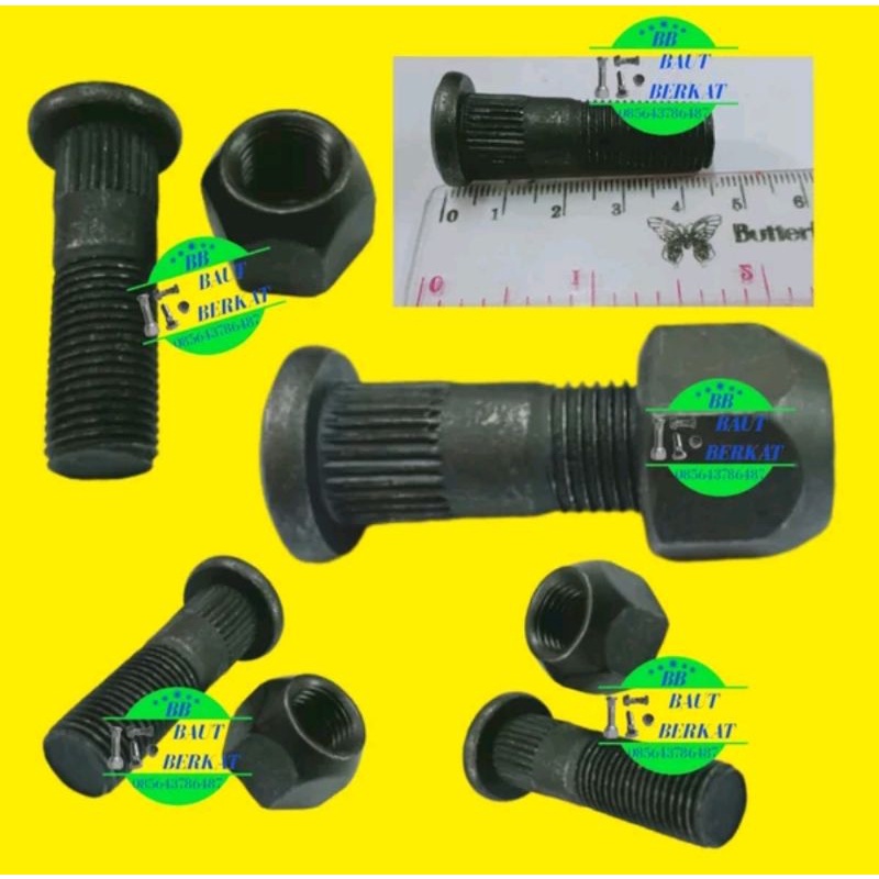 Jual baut roda carry pendek ertiga futura katana baut roda pendek carry ...