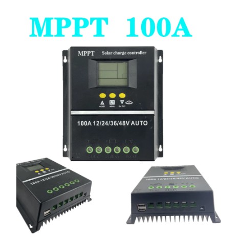 Jual SCC solar panel 100 A solar charge contoler 12v/24v/48v auto ...