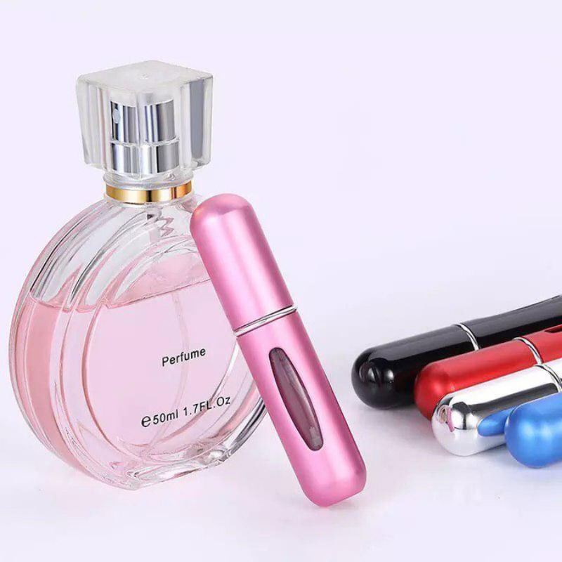Jual Botol Parfum Mini Travel 5ML Atomizer Wadah Isi Ulang Perfume Refill Bottle Spray Aluminium ...