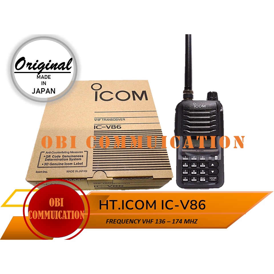 Jual HT ICOM IC-V86 POWER 7WATT ORIGINAL JAPAN | Shopee Indonesia