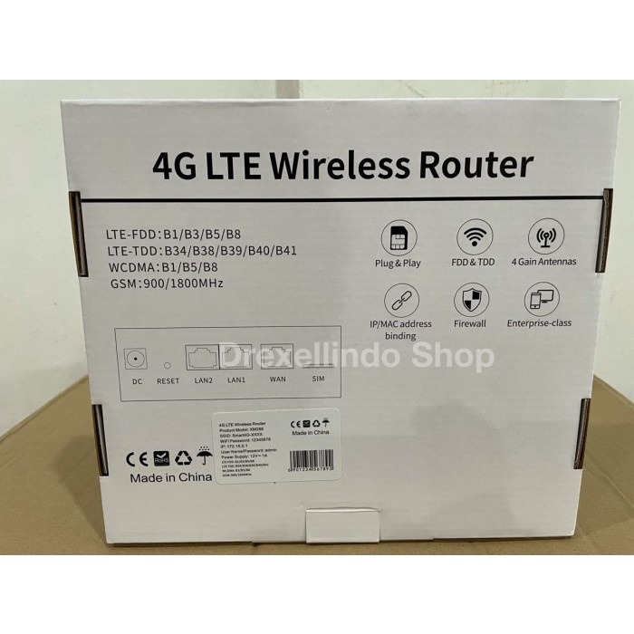 Jual XM286 4G LTE Wireless Modem Router 300mbps Cpe With Sim Card Slot ...