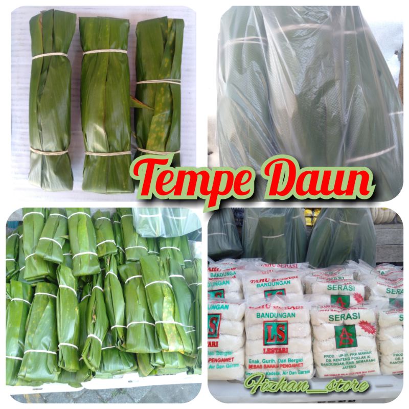 Jual Tempe Bungkus Daun (Daun Andong) 100% lebih sedap | Shopee Indonesia