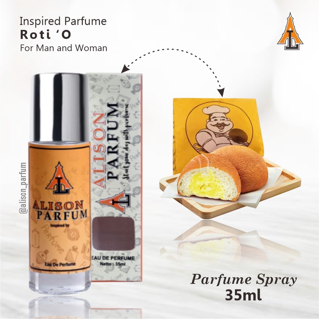 Jual Alison Parfum Aroma Roti'O Coffee Vanilla parfume farfum Minyak ...