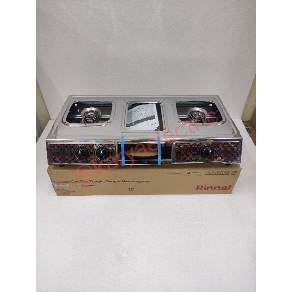 Jual KOMPOR GAS 3 TUNGKU PEMANGGANG RINNAI RI-524A ORIGINAL | Shopee ...