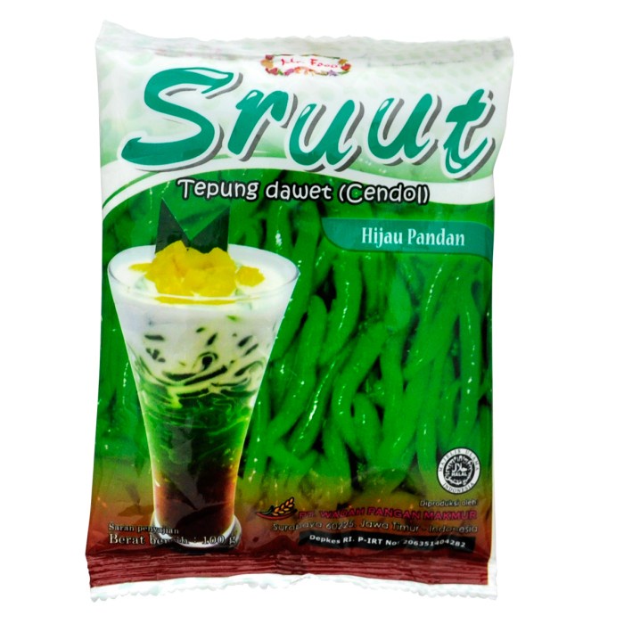 Jual Sruut Hijau Pandan 100gr Tepung Dawet Cendol | Shopee Indonesia