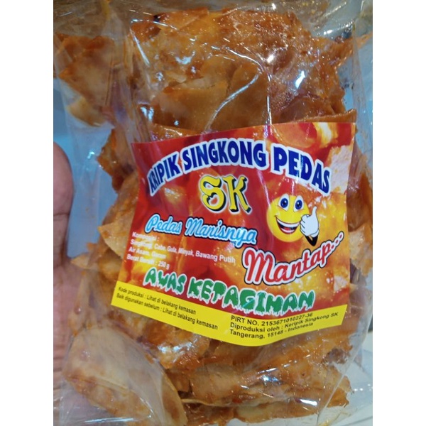 Jual Keripik singkong SK, enak, renyah dan pedasnya mantap ada ...