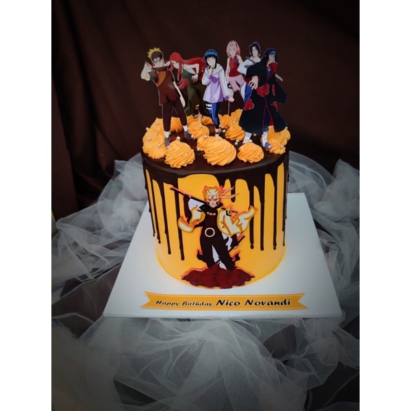 Jual Topper kue karakter anime naruto / sasuke | Shopee Indonesia