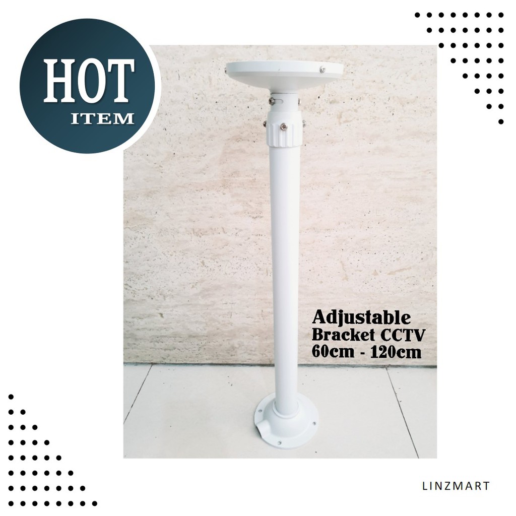 Jual Adjustable Bracket Tiang CCTV 60cm - 120cm | Shopee Indonesia