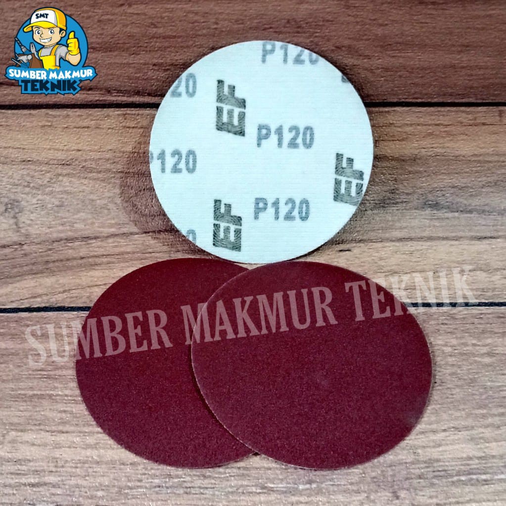 Jual Amplas Bulat Hamplas Tempel 4 inch Grit 120 | Shopee Indonesia