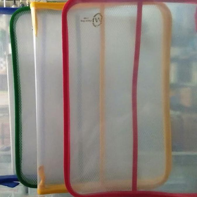 Jual Map Plastik Sleting Jaring / Zipper Bag Jala | Shopee Indonesia
