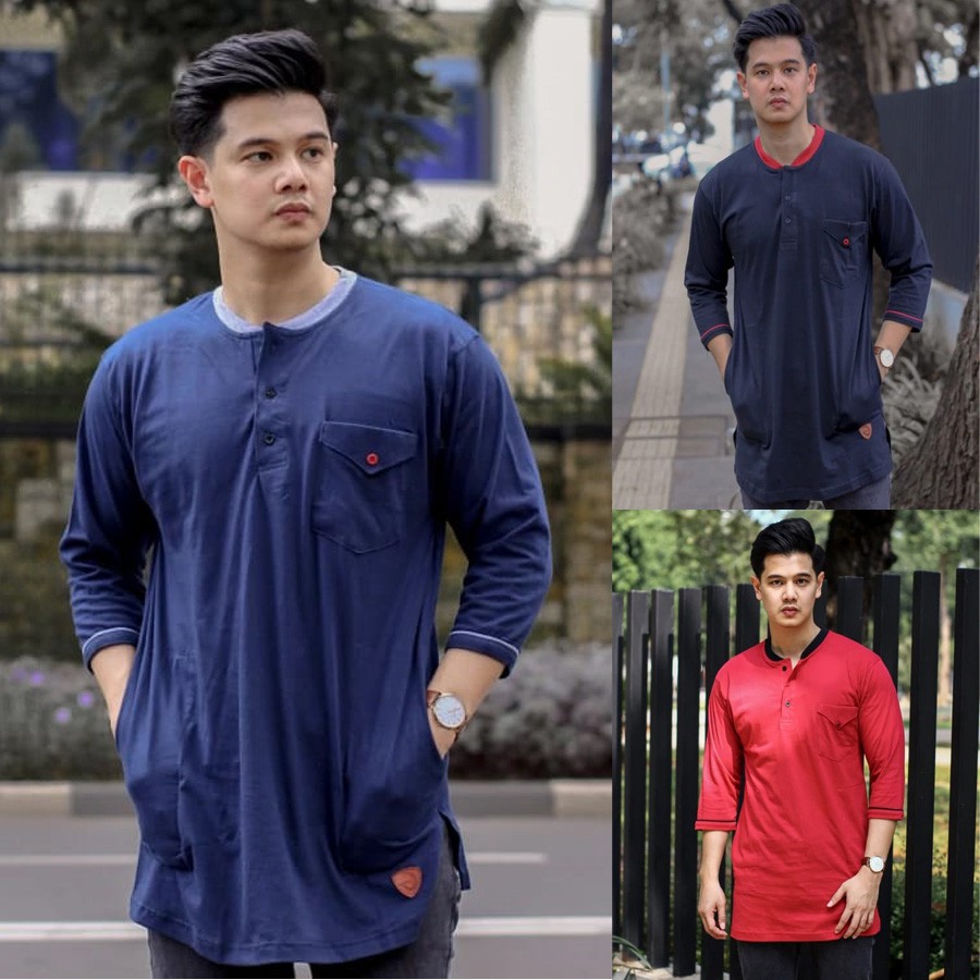 Jual Baju Kaos Kurta Andrian Premium Class | Shopee Indonesia