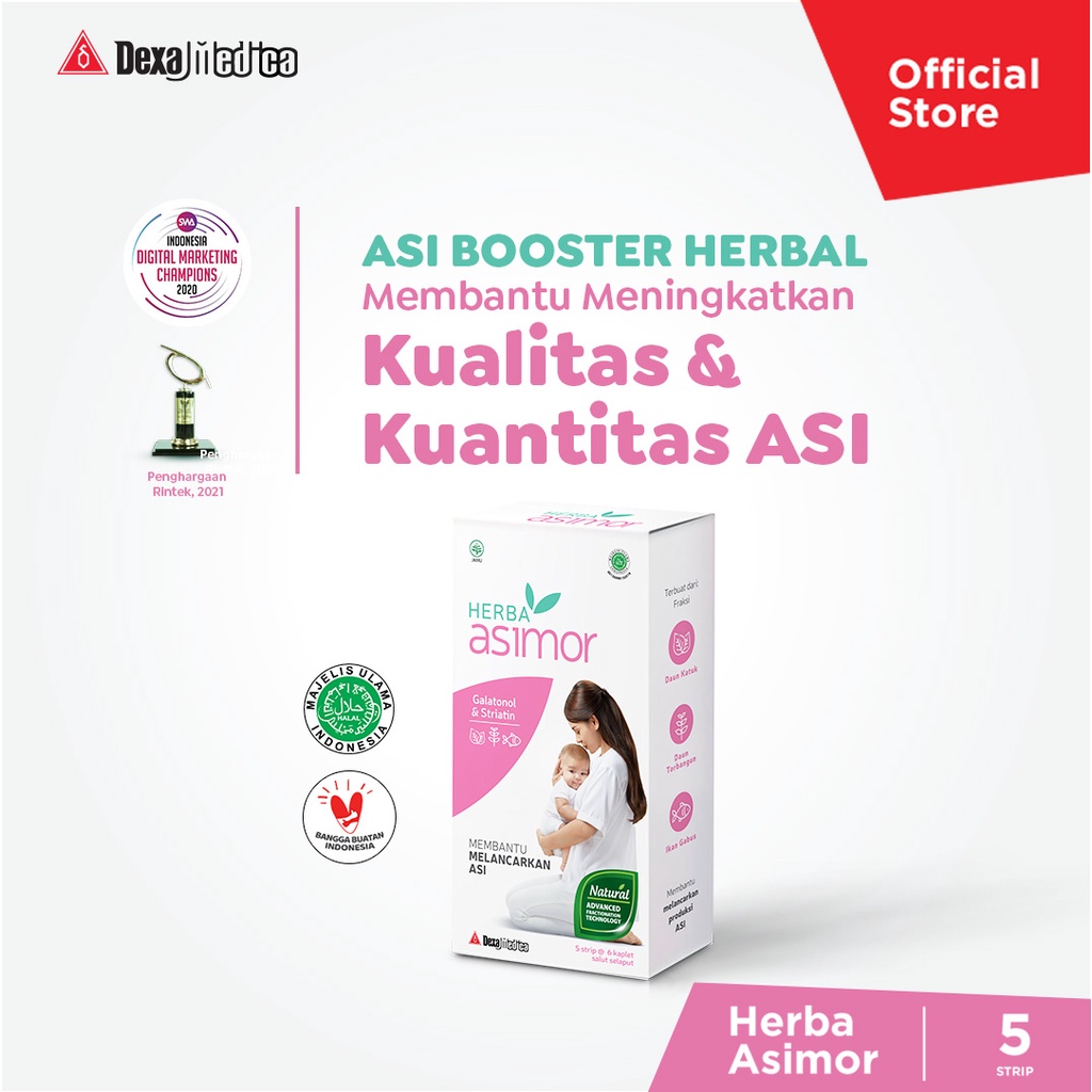 Jual Herba Asimor Box 30 Kaplet Asi Booster Pelancar Asi | Shopee Indonesia