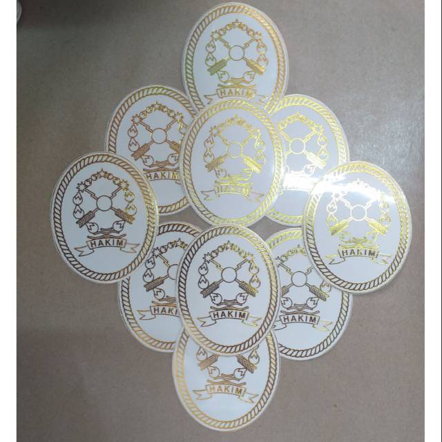 Jual Sticer Hakim Transparan ( 10pcs ) | Shopee Indonesia