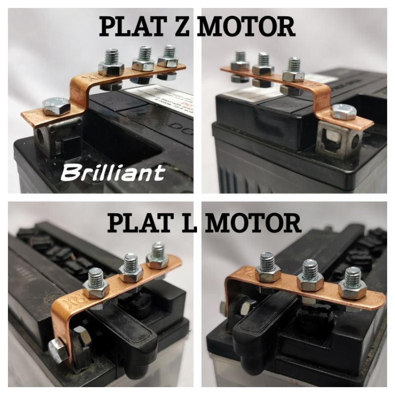 Jual Terminal Plat L Tambahan Aki Accu Motor - Ground Grounding / Plus ...