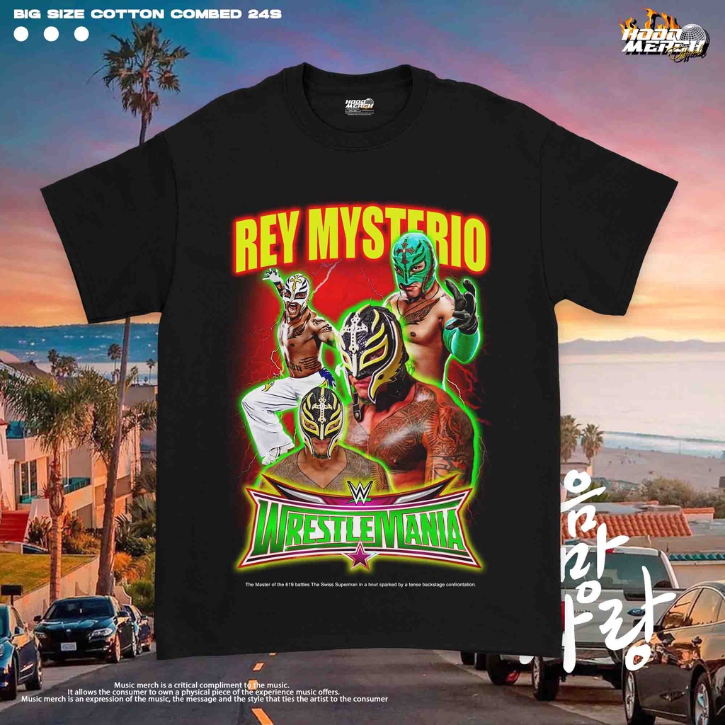 Jual ( BIG SIZE ) KAOS VINTAGE SMACKDOWN REY MYSTERIO - 619 MERCH ...