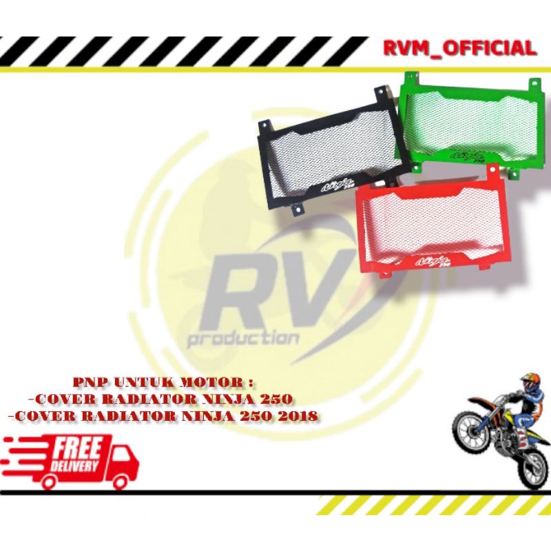 Jual Cover Radiator NINJA250 Old Dan Ninja250 Pelindung Radiator Ninja ...