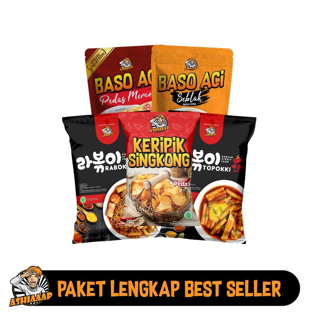 Jual Ashiaaap Paket Lengkap Best Seller (Rabokki + Topokki + Baco Aci ...