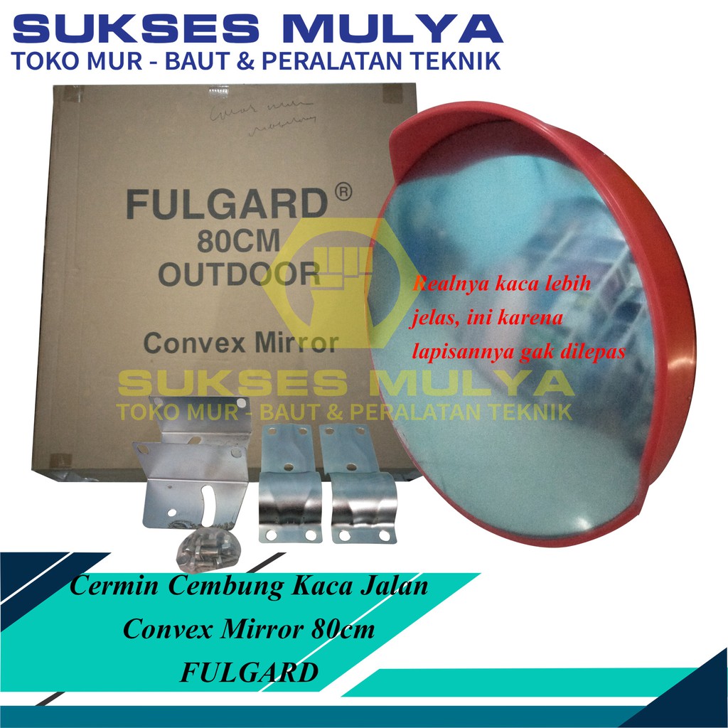 Jual Kaca Tikungan / Kaca Jalan / Cermin Cembung Convex Mirror Fulgard ...