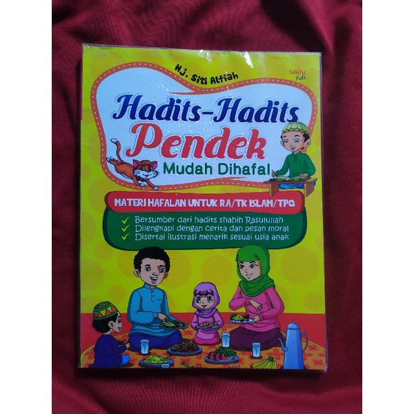 Jual HADITS - HADIST PENDEK MJDAH DIHAFAL UNTUK ANAK TK/RA PAUD TPQ BUKU AKTIVITAS ANAK BUKU ...