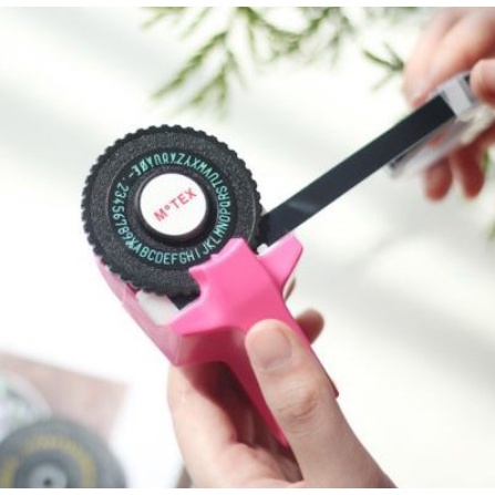 Jual Mesin Cetak Label Timbul MOTEX Dymo / Label Maker Embossing Manual ...