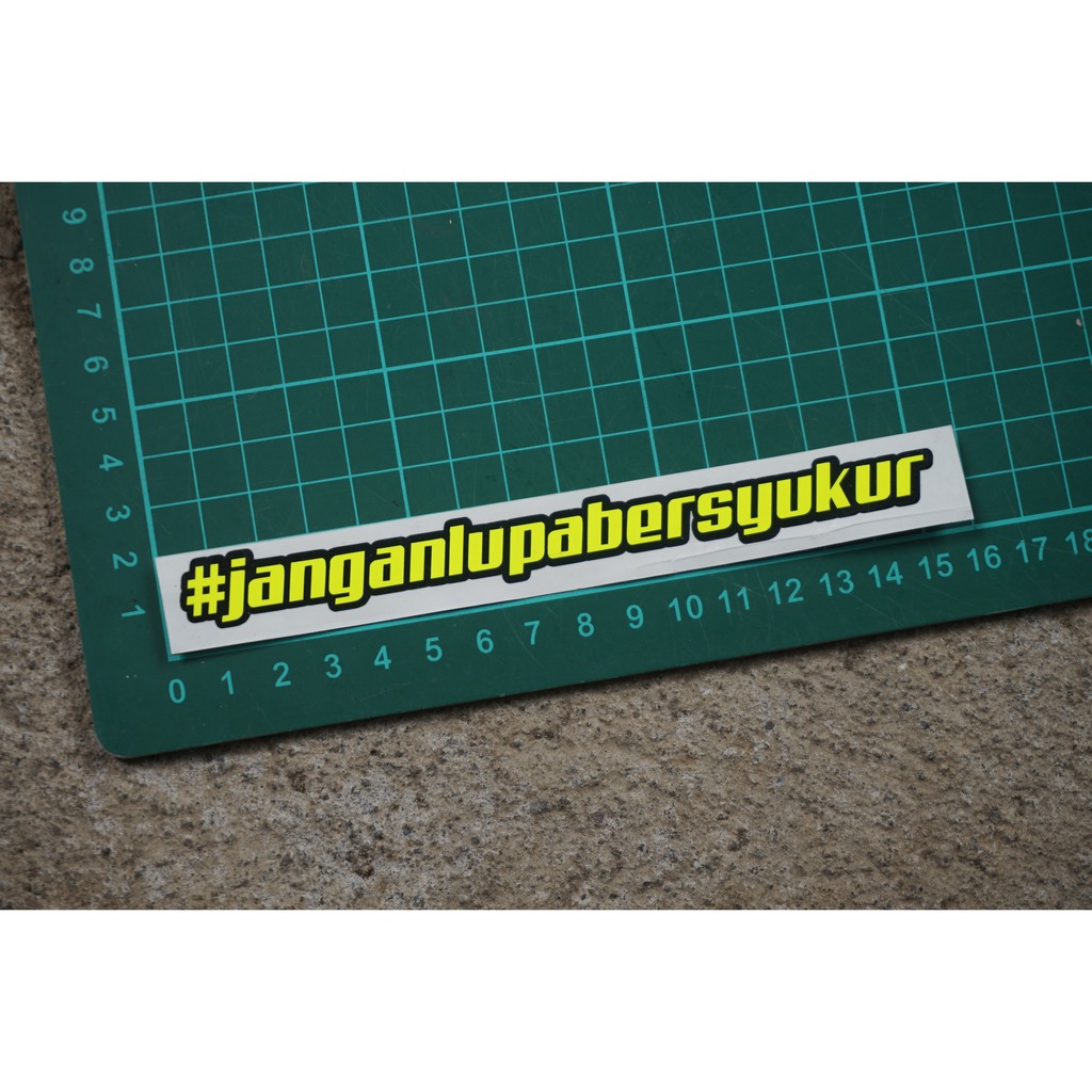 Jual stiker jangan lupa bersukur sticker visor helm | Shopee Indonesia