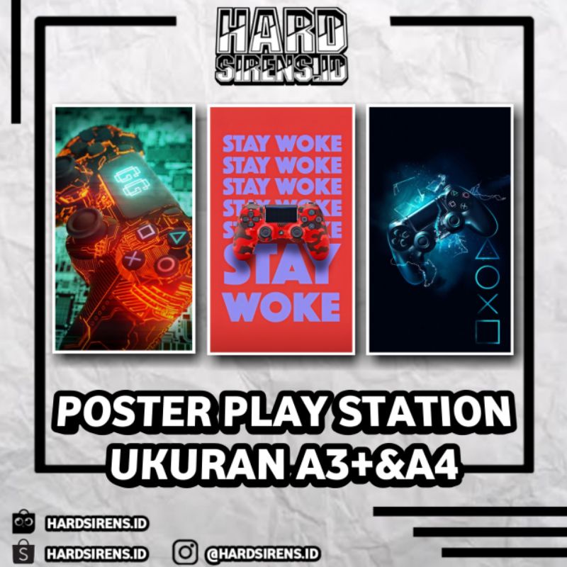 Jual Poster Dinding Poster Game Poster PlayStation HD Poster Gamer ...