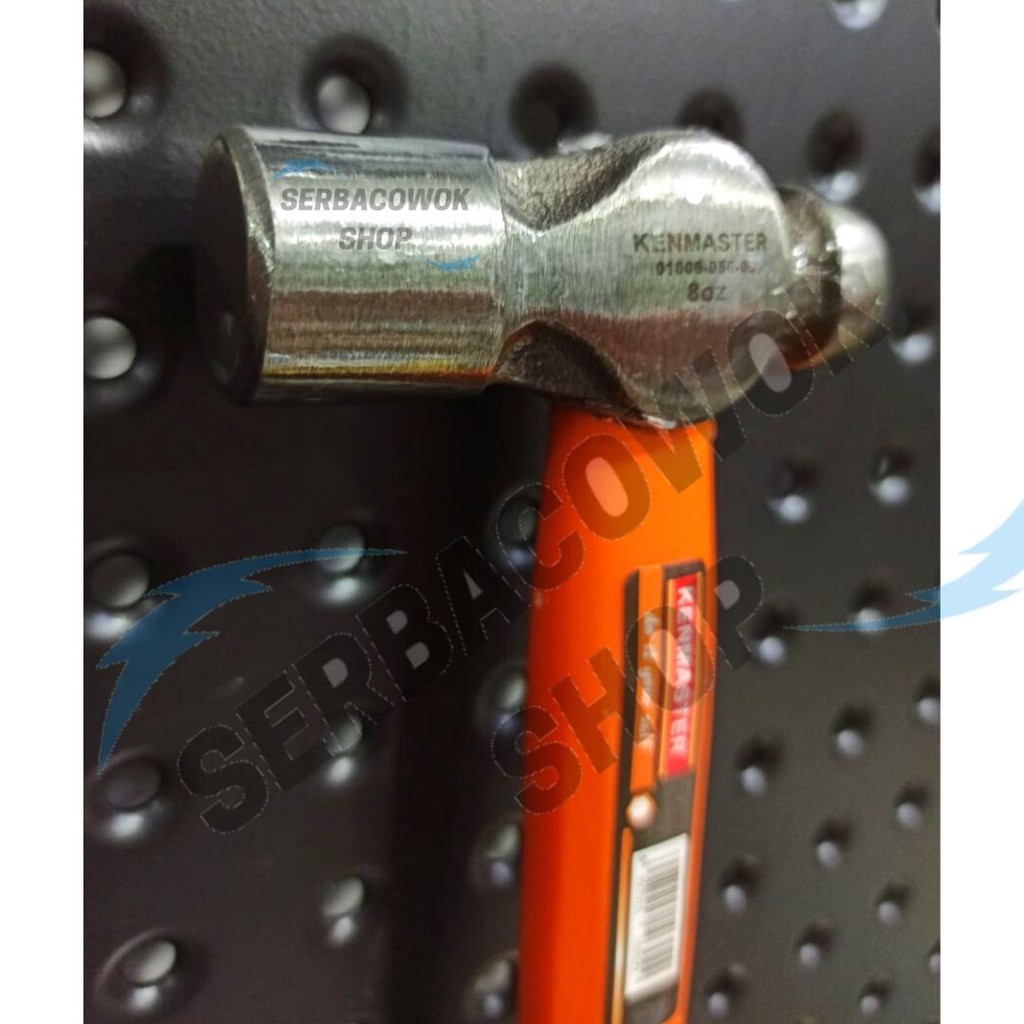 Jual Kenmaster Palu Konde 8 Oz Ballpoint Hammer Gagang Fiber Termurah ...